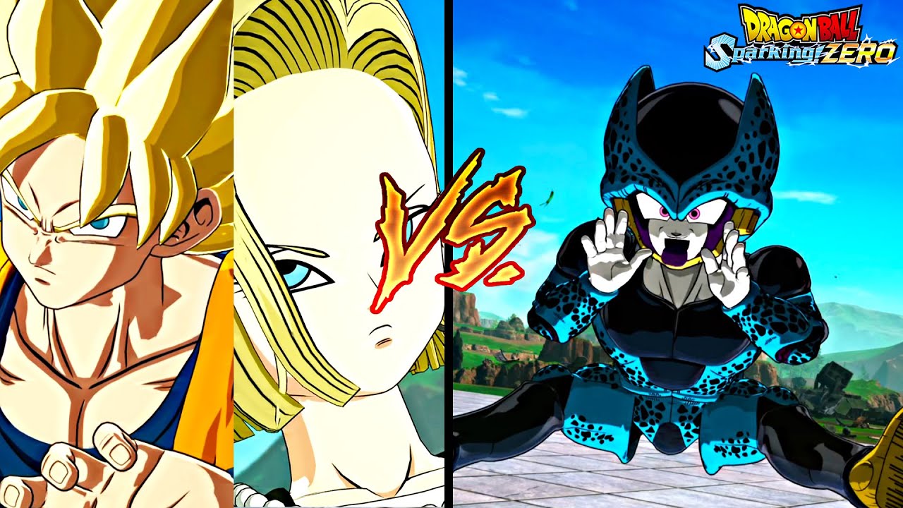 Goku SSJ & Android 18 vs 5 Cell Jr - DBSZ (Request Match) - YouTube