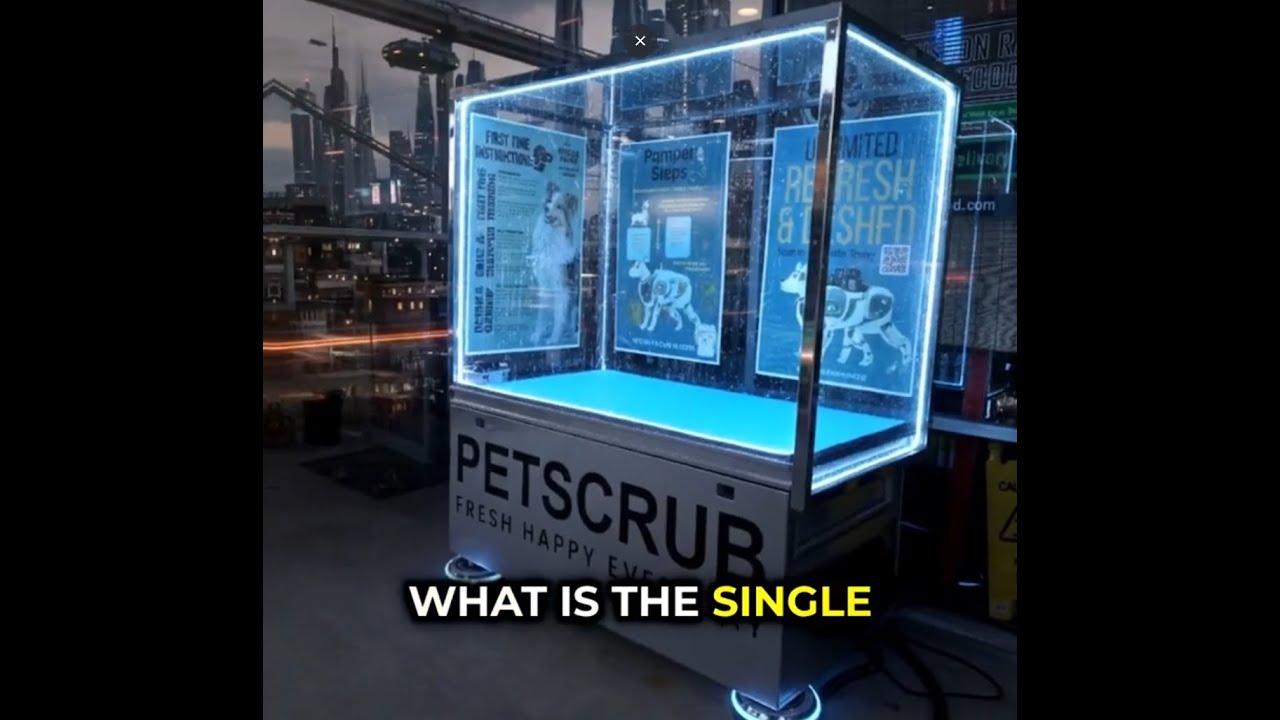 PetScrub self-serve dog cleaning machine for hotels, Luxury apartments ...