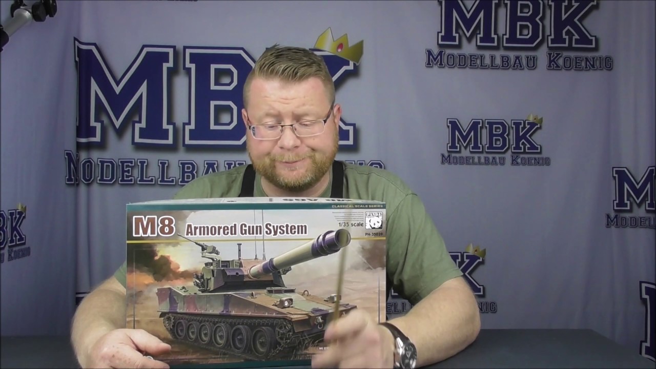 MBK packt aus #137 - 1:35 M8 Armored Gun System (Panda Hobby 35039 ...