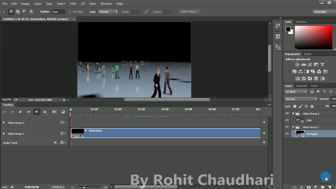 Photoshop Video Editing Session 1 - YouTube