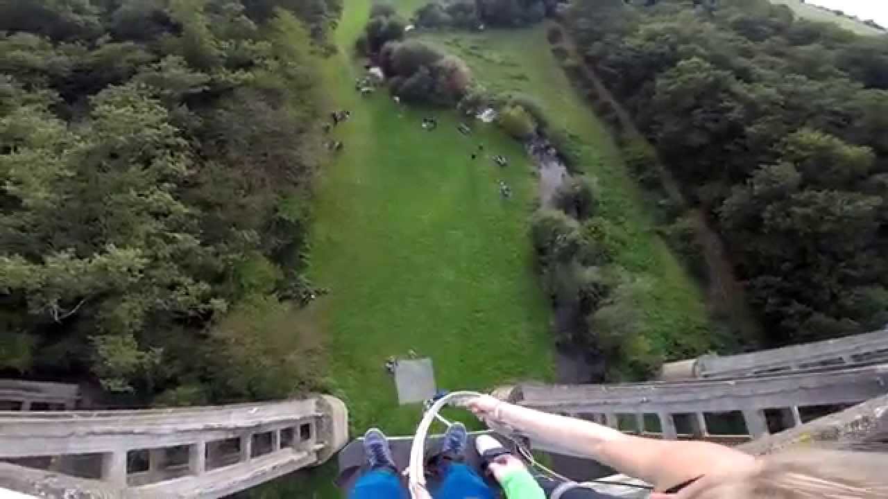 GoPro: Bungee jumping @ Saint-Georges-le-Gaultier - YouTube