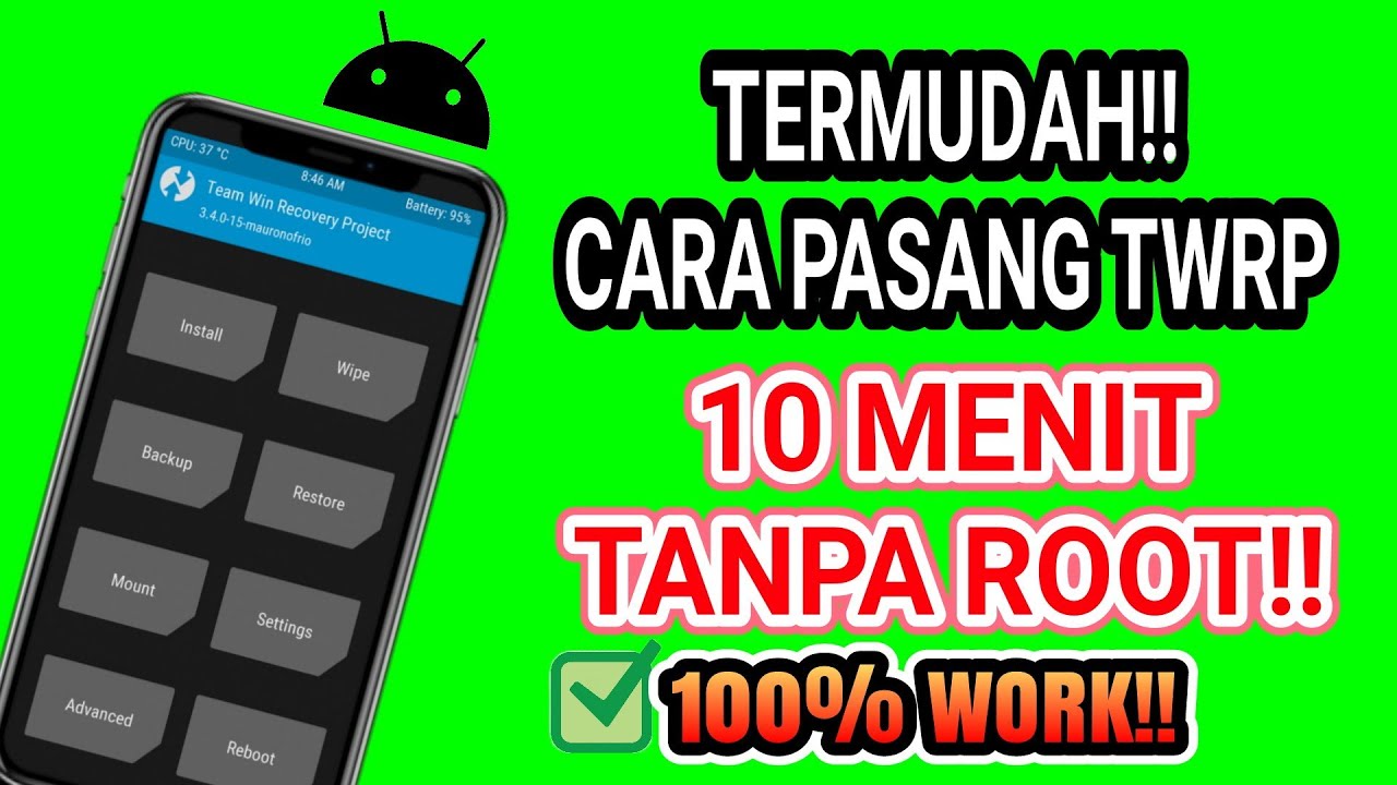 Twrp Recovery Install - Cara Pasang Twrp - YouTube