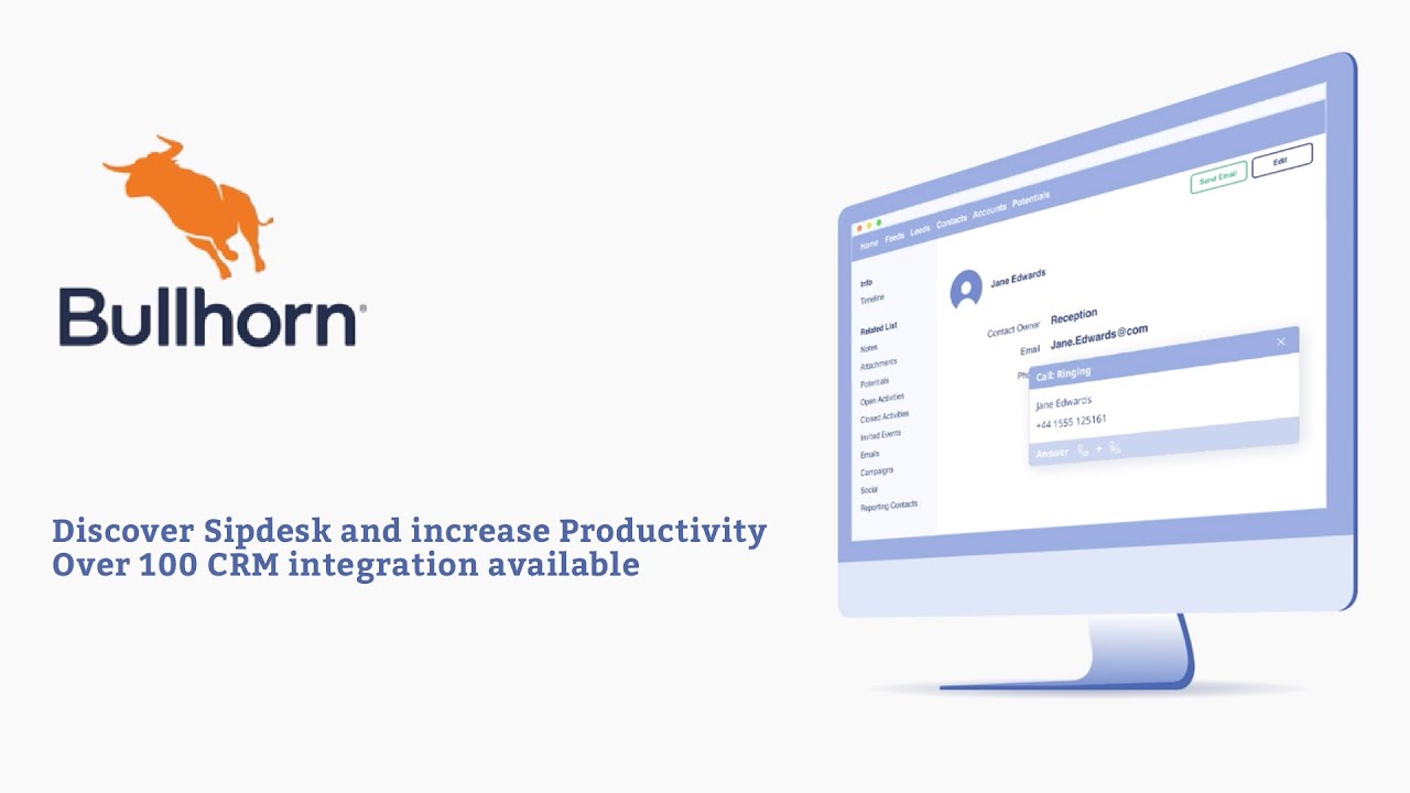 BullHorn CRM Integration - YouTube