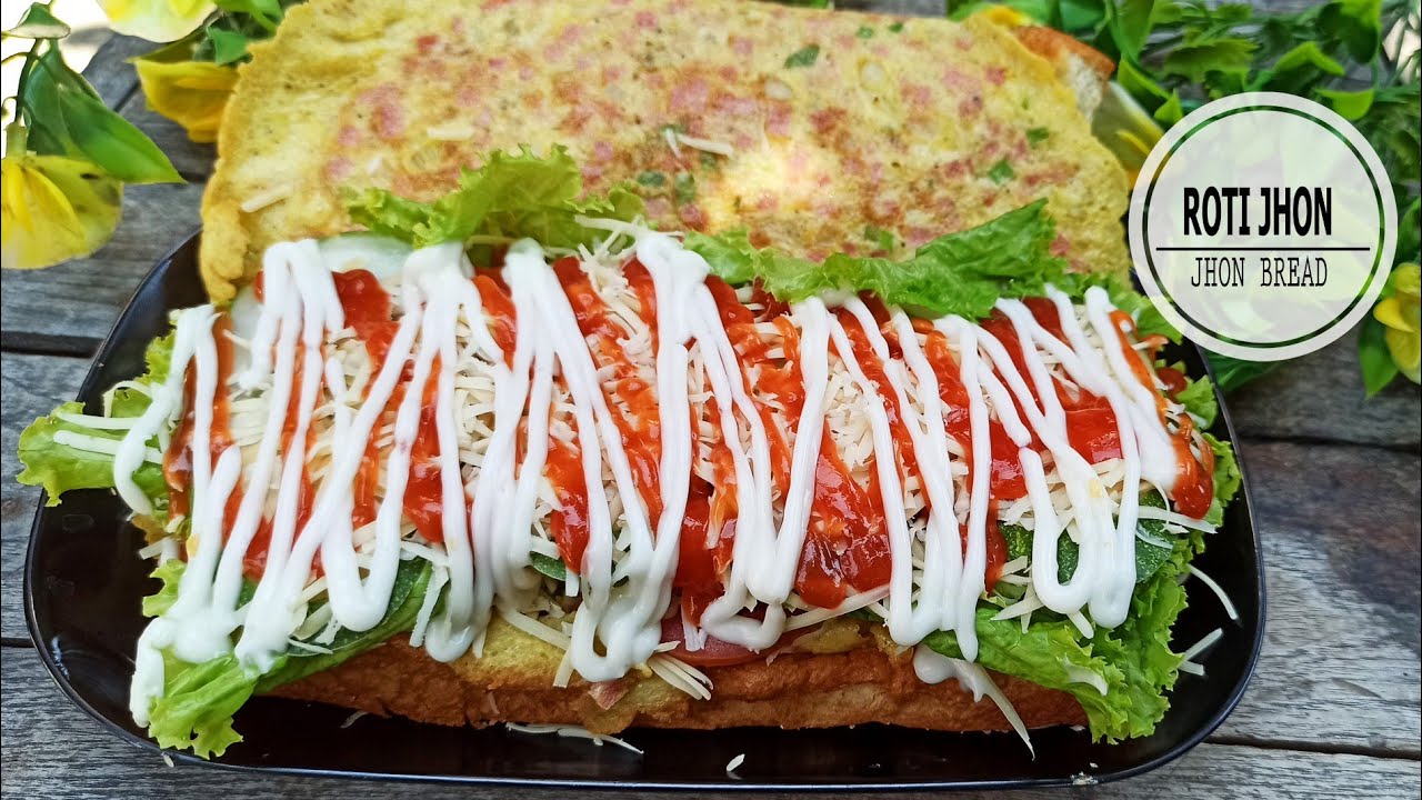 CARA BUAT ROTI JHON RUMAHAN PAKAI TEFLON - YouTube