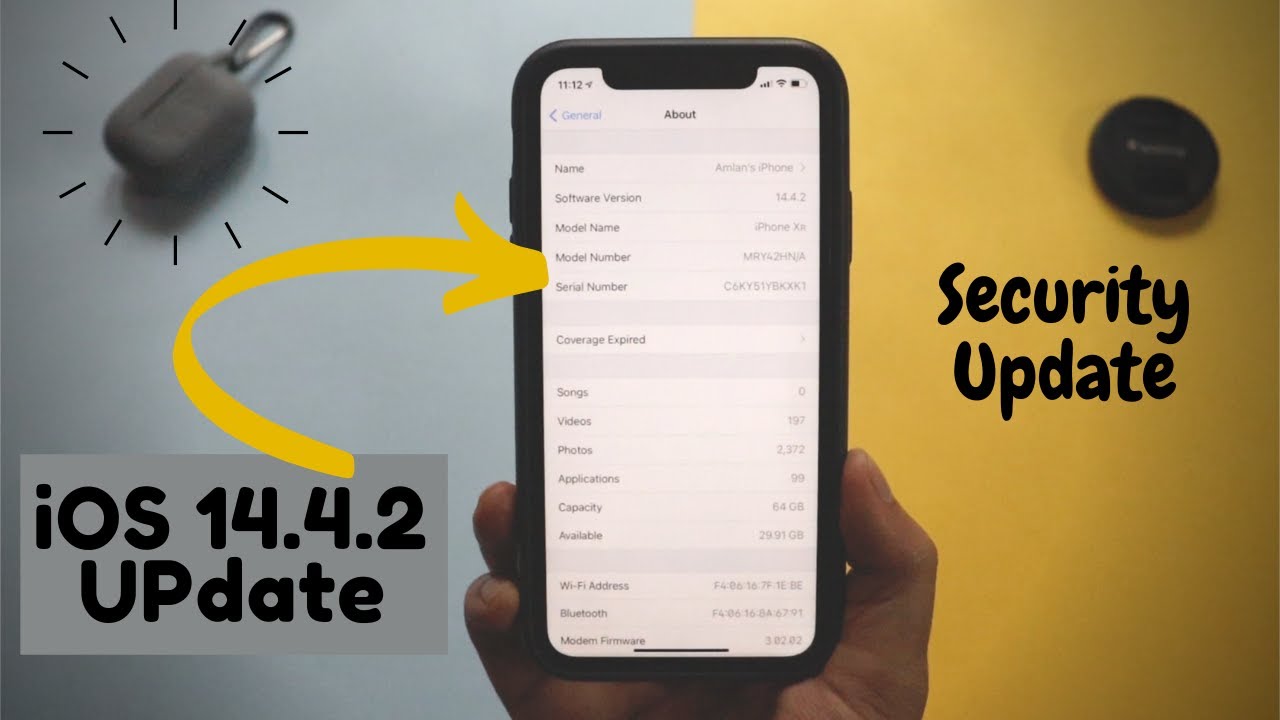 iOS 14.4.2 Update on iPhone XR ! - YouTube