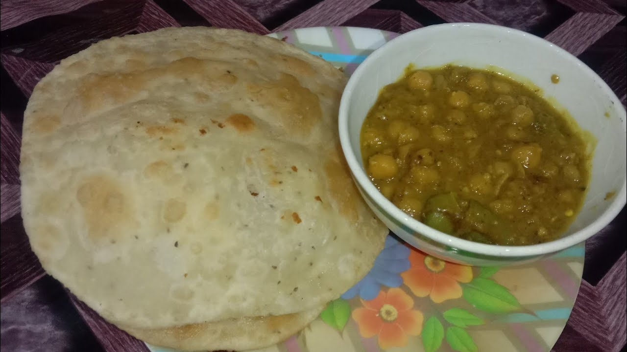 breakfast||Puri,Chanay, Very Tasty yummy breakfast - YouTube