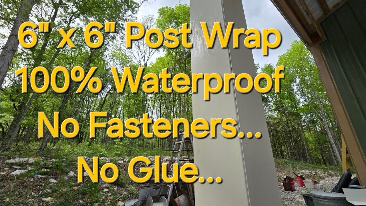 Trim Coil Post Wrap; Waterproof & Fastener-free! - YouTube