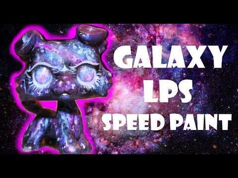 GALAXY LPS! Repaint On A Custom LPS Collie! Speed Paint By MLPcandy ...