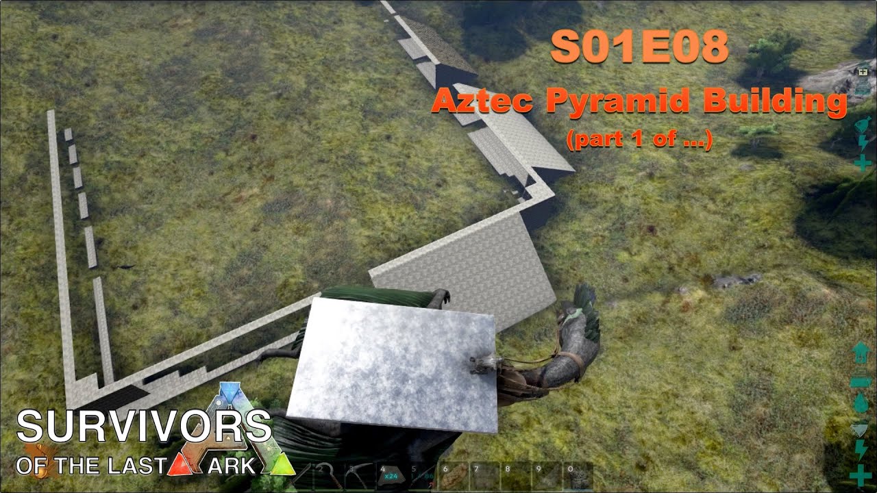 ARK: Survival Evolved - Modded - S1E08 - Building an Aztec Pyramid ...