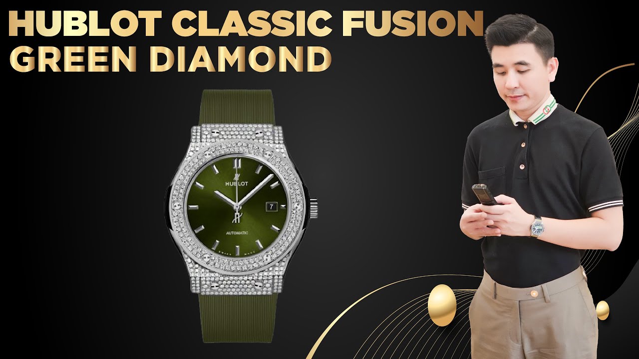 HUBLOT CLASSIC FUSION GREEN DIAMOND 42MM #kylan #kylanluxury # ...