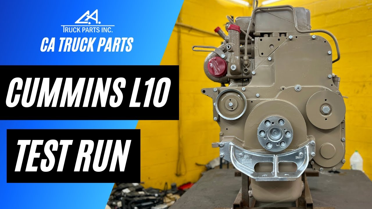 Cummins L10 Diesel Engine 3304 VIDEO | CA TRUCK PARTS, INC. - YouTube