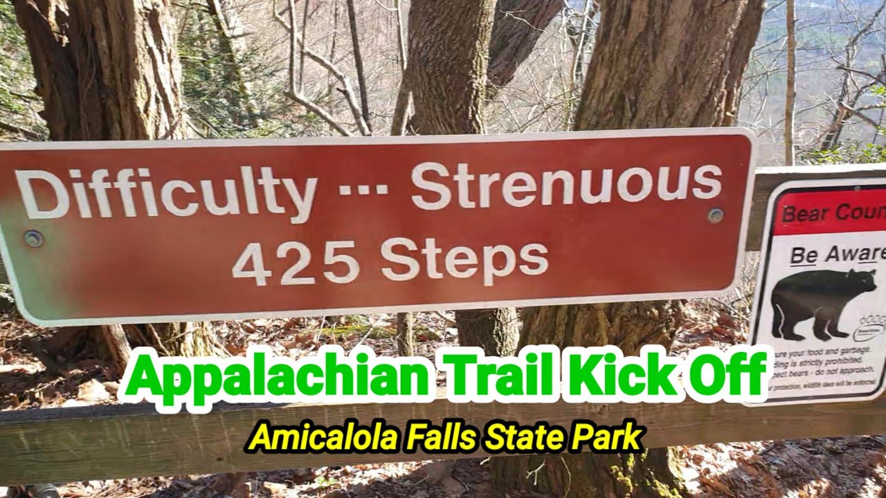 Appalachian Trail Kick Off - Hiking the Amicalola Falls Stairs Over 604 ...