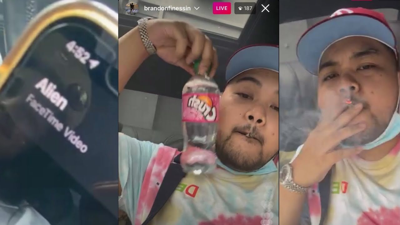 Brandon Finessin Playing Collabs In The Car (June 3, 2021) - YouTube