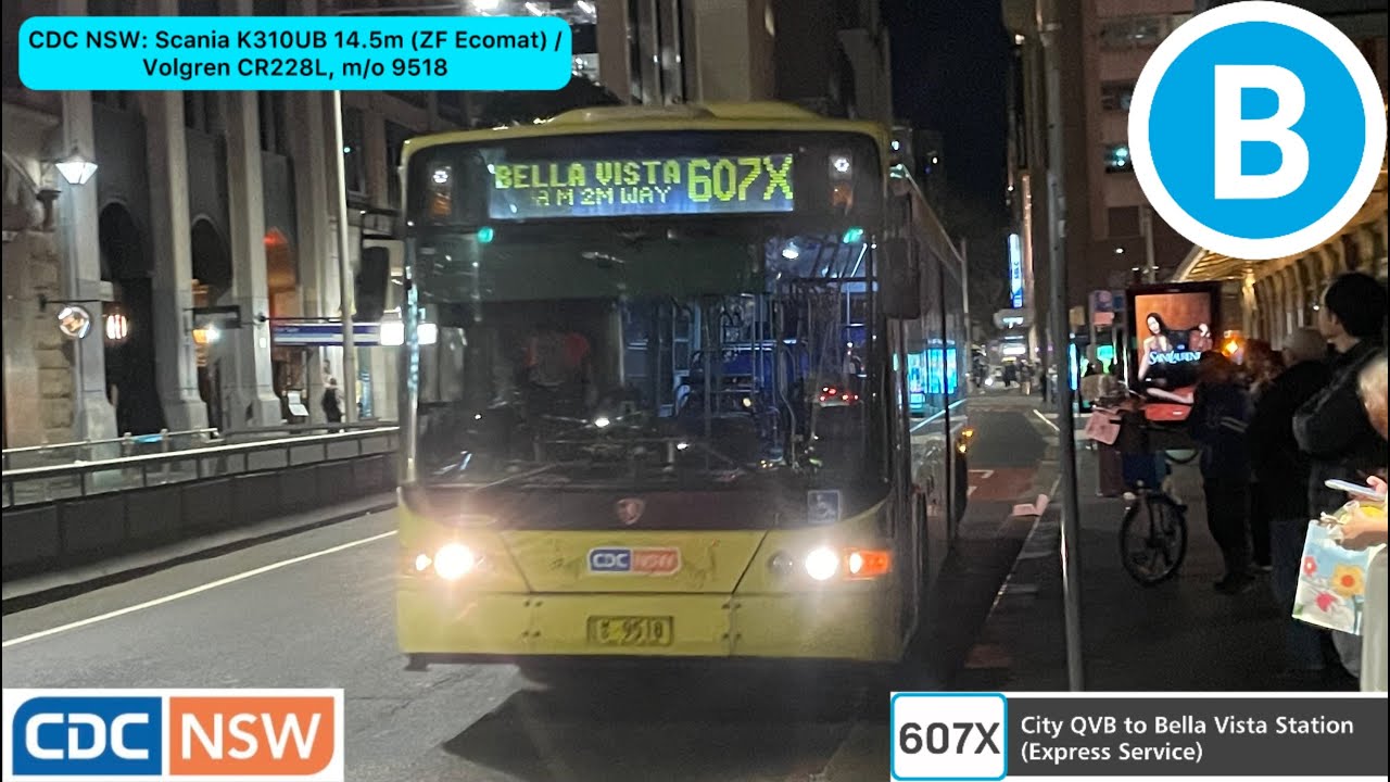 CDC NSW: Scania K310UB 14.5m (ZF Ecomat) / Volgren CR228L, m/o 9518 ...
