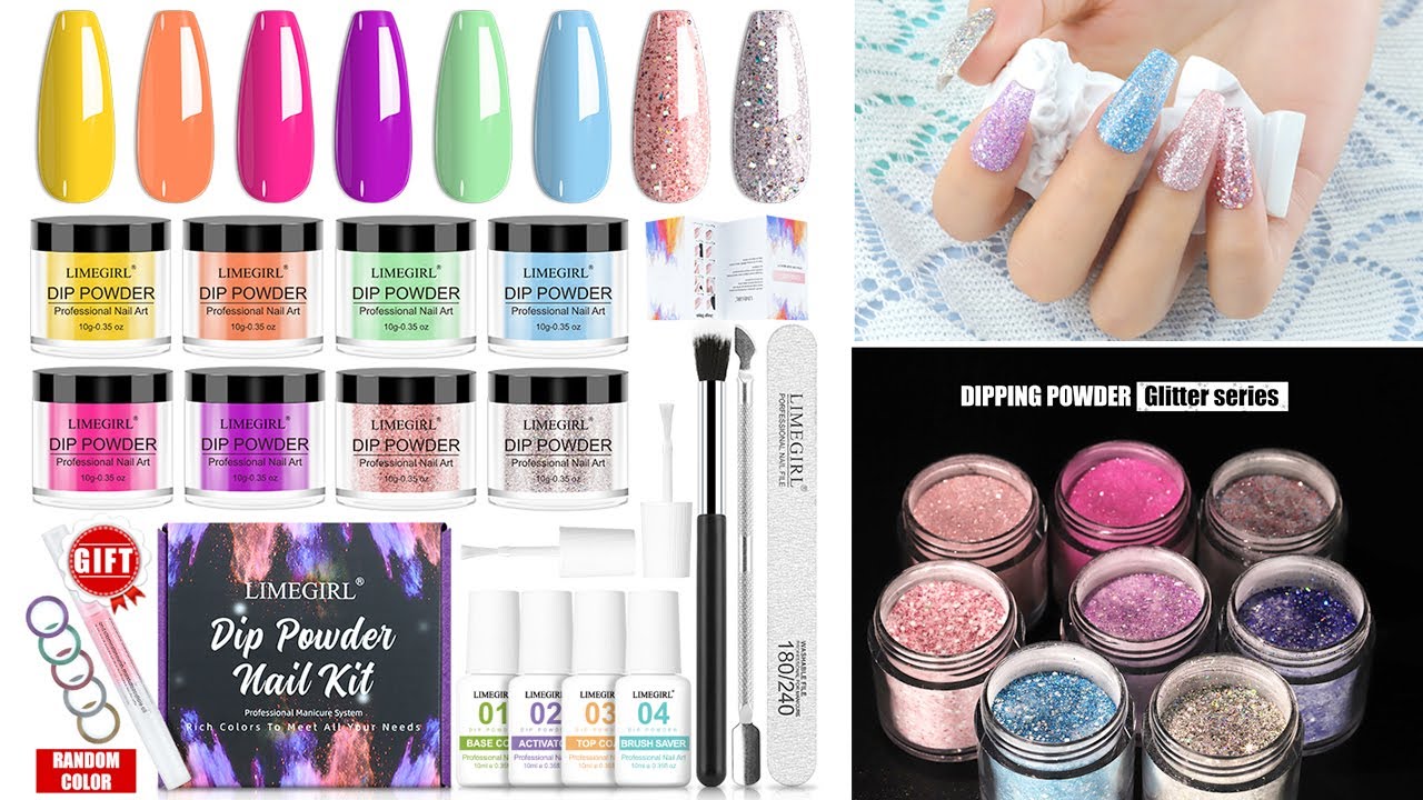 🤔How to do dipping powder nails at home?💅Dipping powder manicure ...