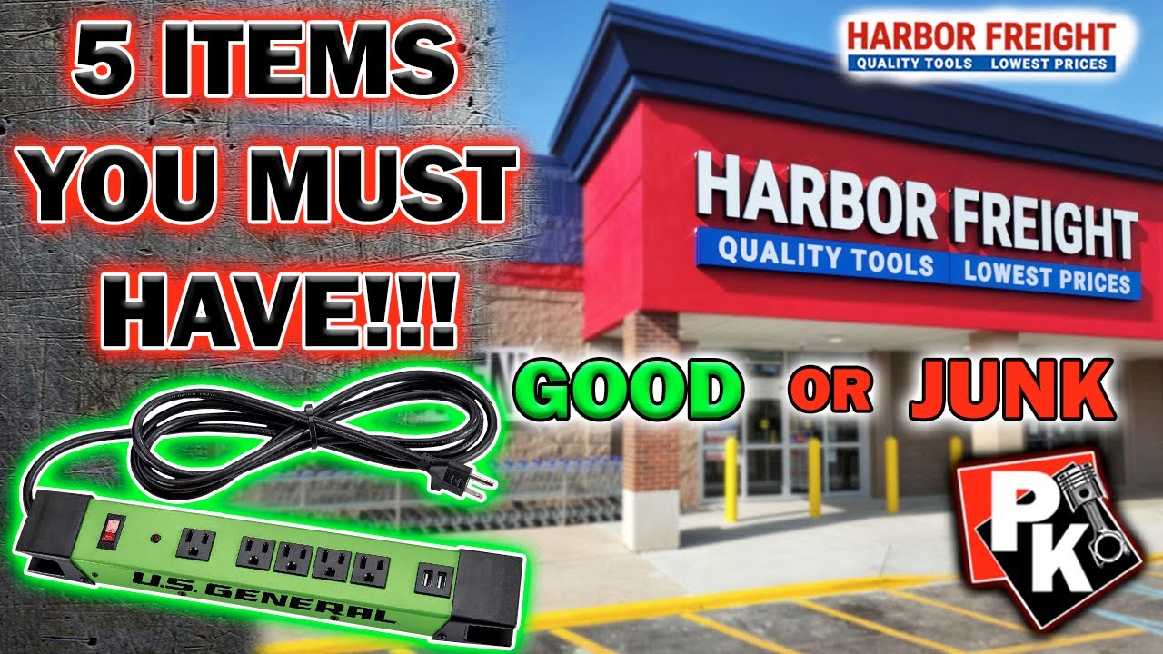 5 HARBOR FREIGHT ITEMS YOU MUST HAVE FOR YOUR TOOLBOX #harborfreight # ...