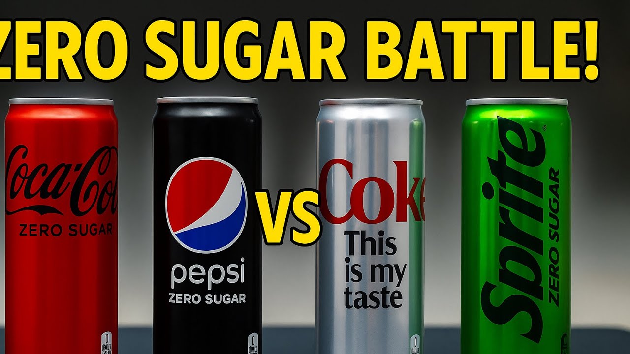 Coke Zero vs Pepsi Zero vs Diet Coke vs Sprite Zero | Ultimate Zero ...