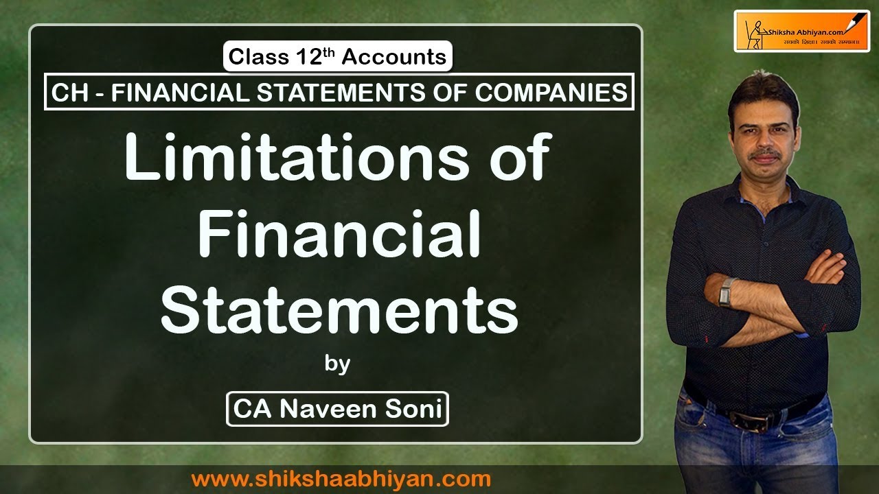 Limitations Of Financial Statements Financial Statements Of Companies limitations-of-financial-statements-financial-statements-of-companies