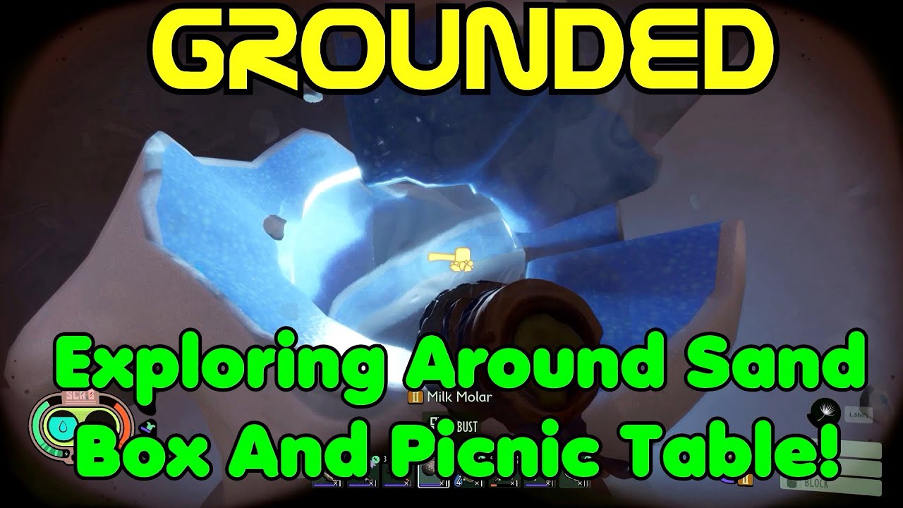 Exploring Around Sand Box And Picnic Table! Grounded Gameplay S1-Ep33 ...