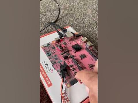PYNQ FPGA Board Demo|project:client server project#network #python#fpga#AI #iot #automobile # ...