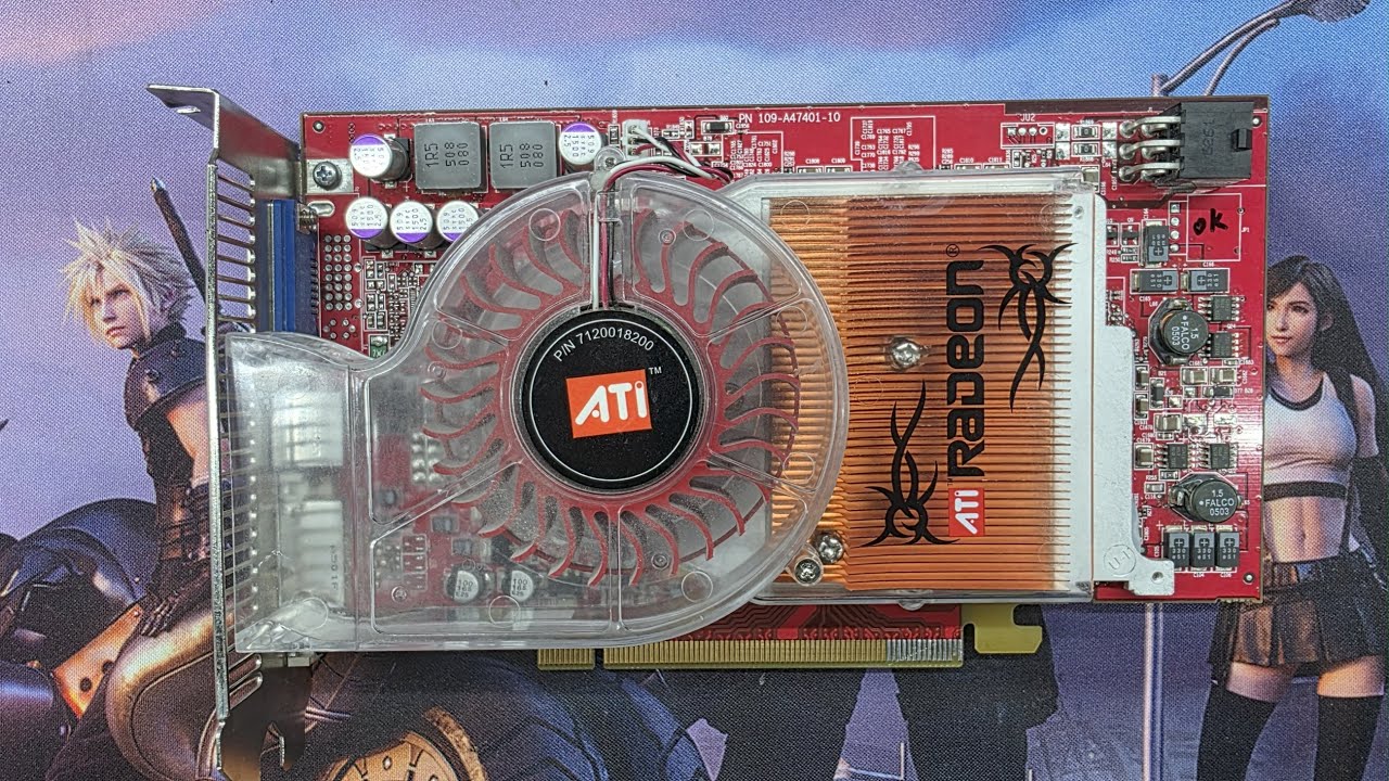 Servicing and testing old ATI Radeon x850 XT Platinum - YouTube