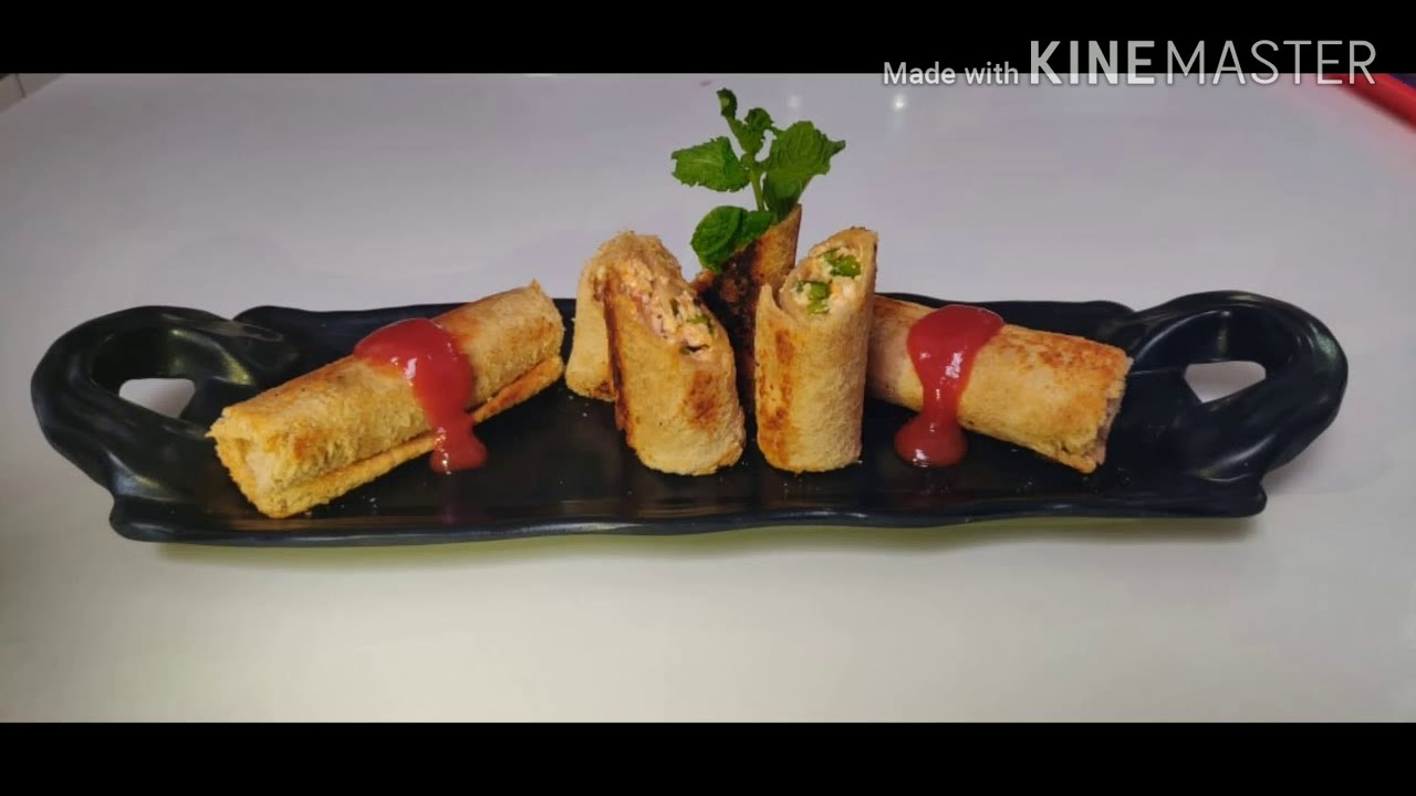 How to make Paneer Cigar Roll Quick Snack - YouTube