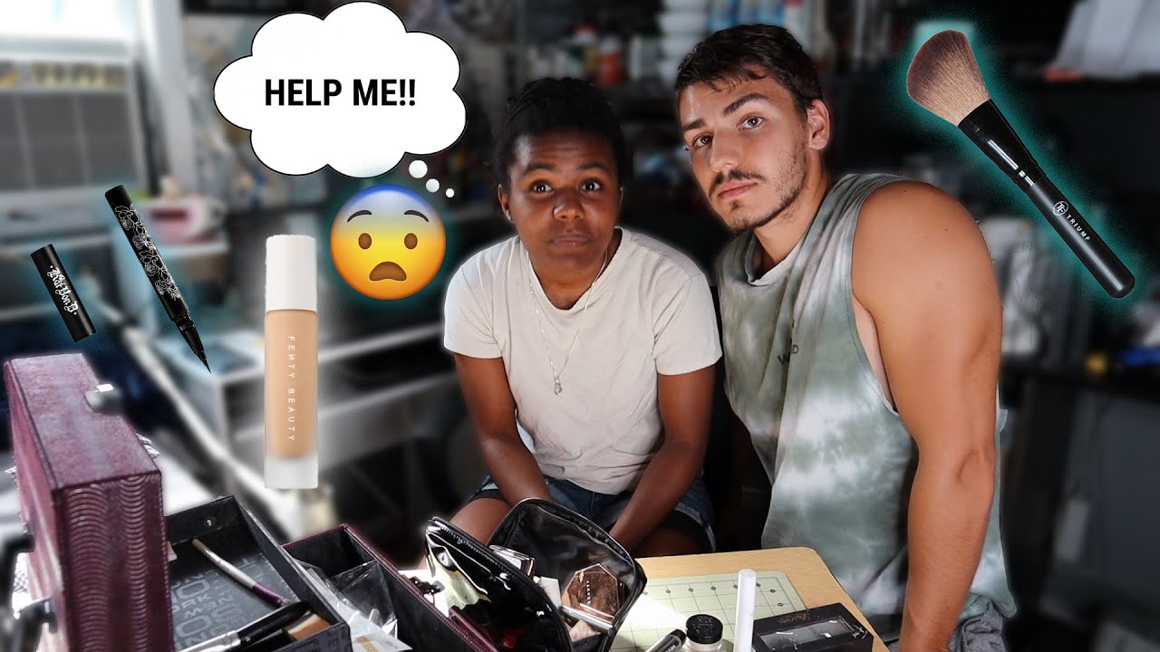 MY BOYFRIEND DOES MY MAKEUP | *FUNNY REACTION* - YouTube