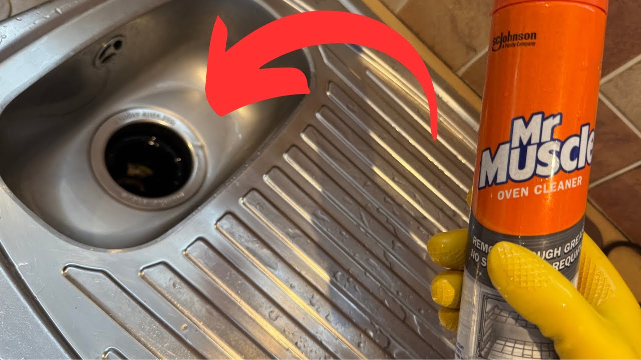 How to Clean a DIRTY Kitchen Sink (Fast) - YouTube