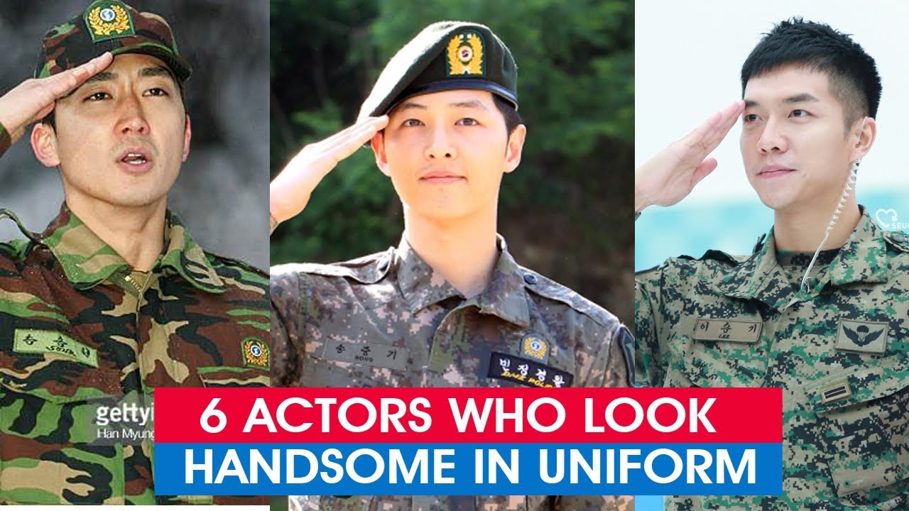 6 Actors Who Look Handsome in Uniform - YouTube
