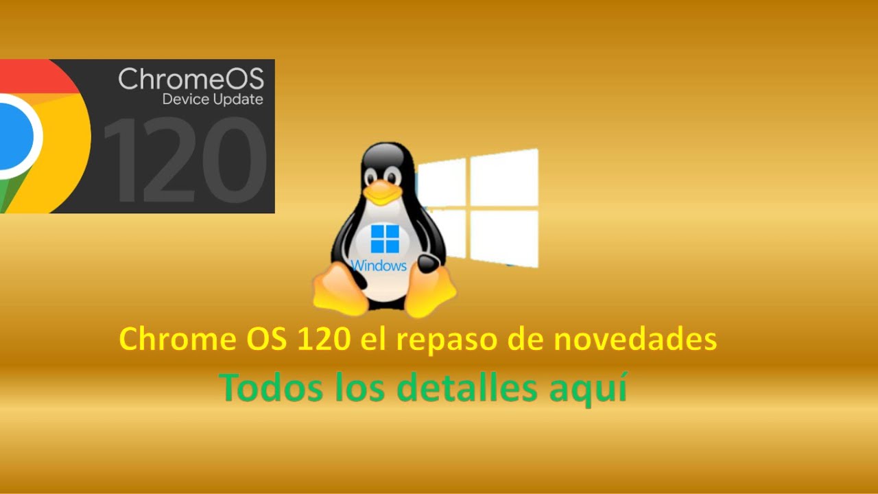Llega Chrome OS 120 introduciendo varias novedades - YouTube