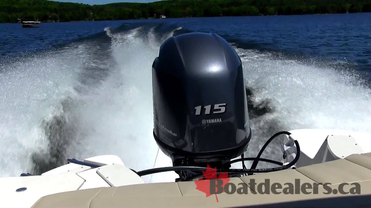 Yamaha F115 Outboard Motor 2014 - YouTube