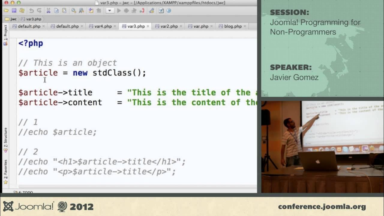 Joomla! programming for non-programmers - Javier Gomez - YouTube