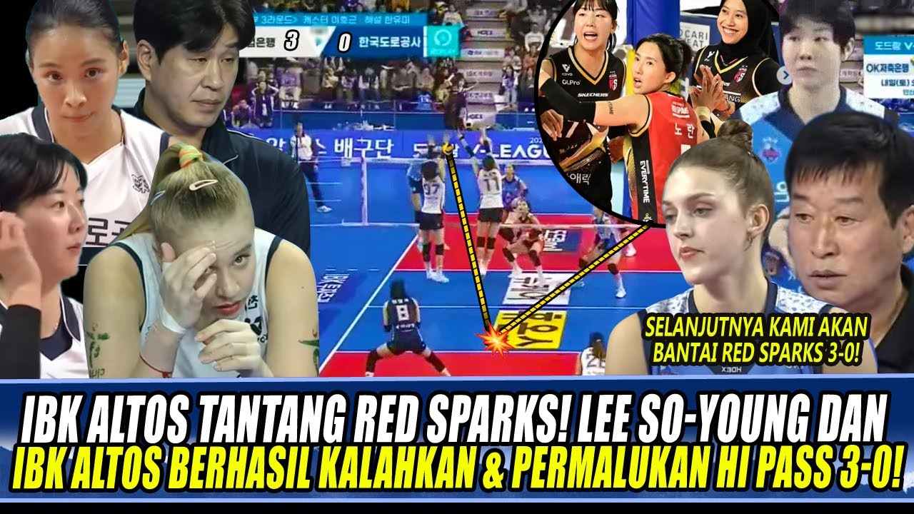 IBK ALTOS TANTANG RED SPARKS🔥LEE SO-YOUNG DAN IBK ALTOS BERHASIL KALAHKAN & PERMALUKAN HI PASS 3 ...