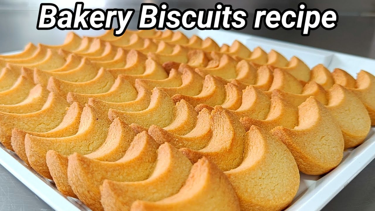Bakery biscuits recipe | moon biscuits recipe | cookies recipe - YouTube