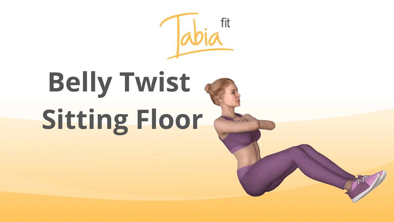Belly Twist Sitting Floor 30 Sekunden - YouTube