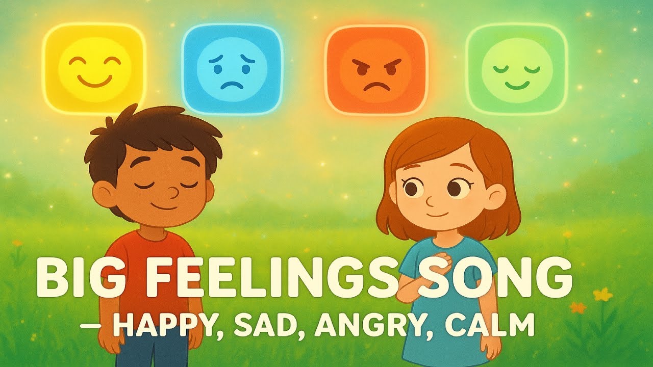 Big Feelings Song – Happy, Sad, Angry, Calm | Miko & Freya Learn ...