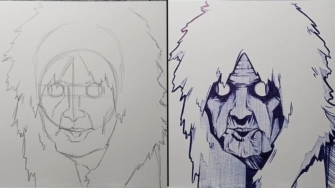 How To Draw Turbo Granny Step By Step - [Dandadan] - YouTube