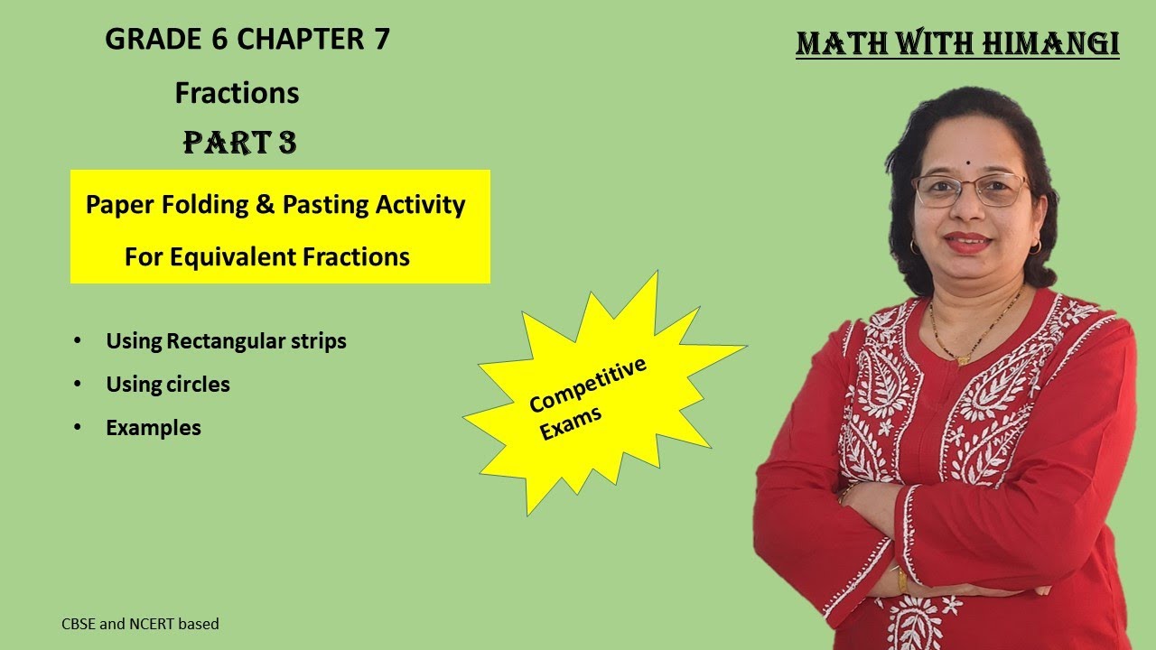 Fun with Fractions: Paper Cutting & Pasting Activity for Grade 6 ...