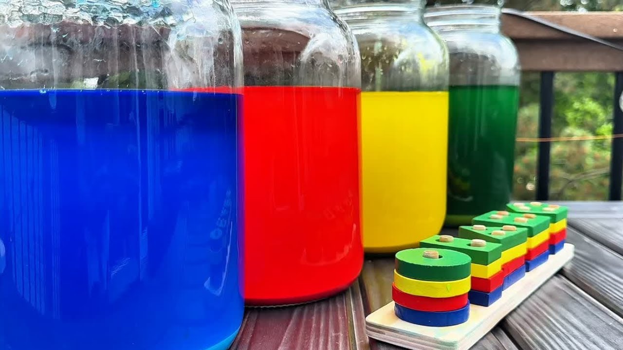 Learn Shapes with Color Jars | Shape Matching Activity for Kids - YouTube