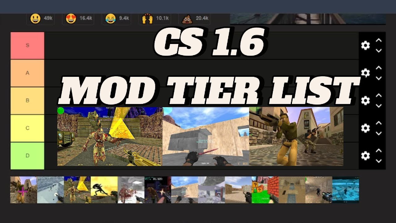 Counter Strike 1.6 Mods Tier List - YouTube