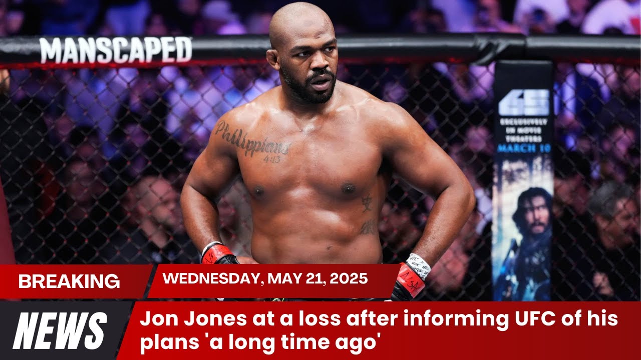 Jon Jones at a loss after informing UFC of his plans 'a long time ago ...