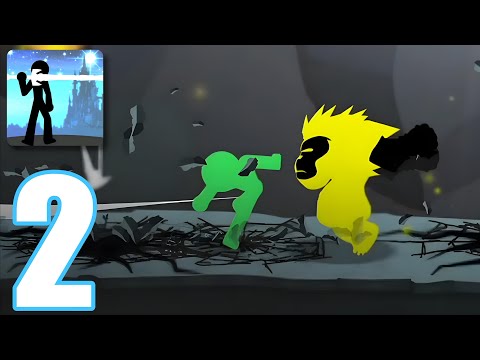 Stickman The Flash - Gameplay Walkthrough Part 2 - Area 2 The Frozen (IOS, Android)