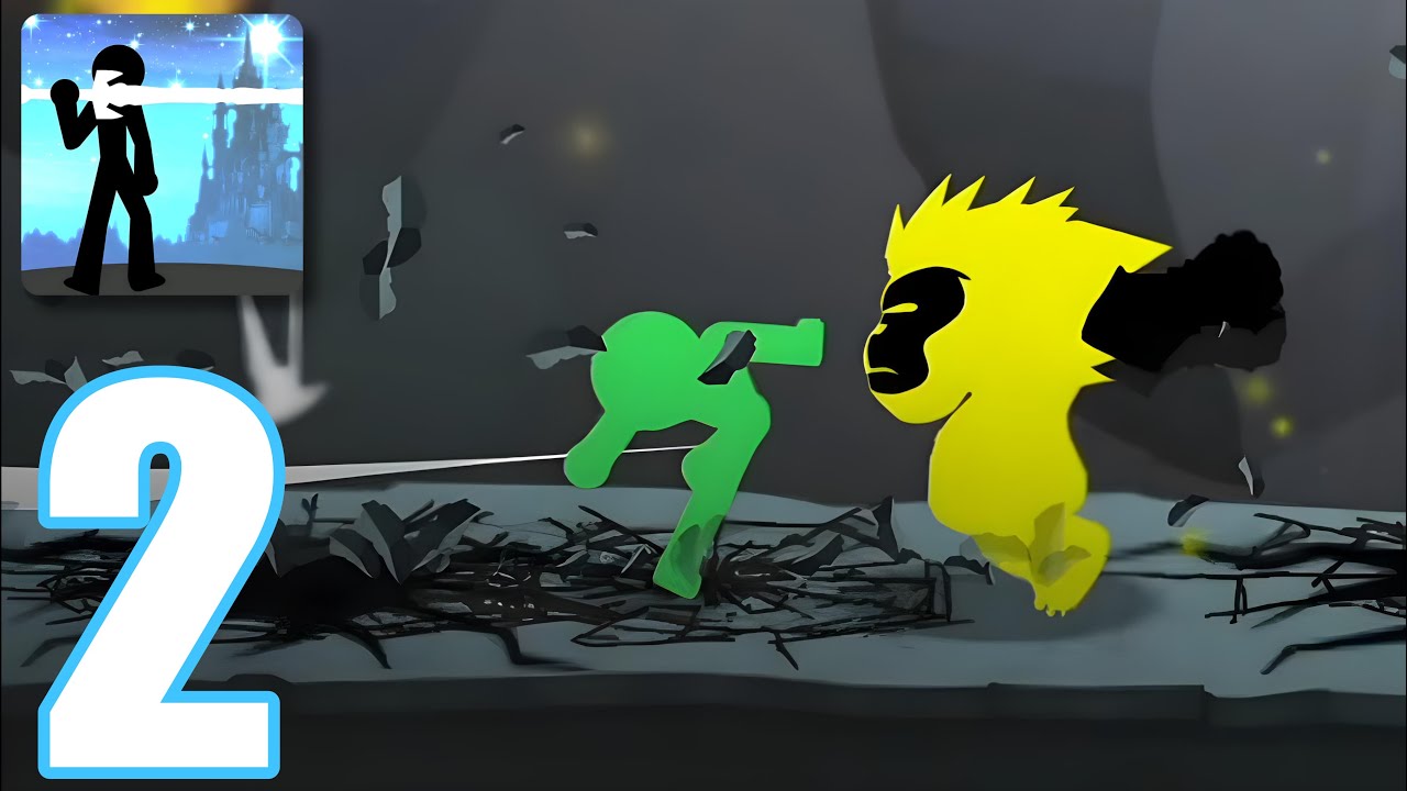 Stickman The Flash - Gameplay Walkthrough Part 2 - Area 2 The Frozen ...