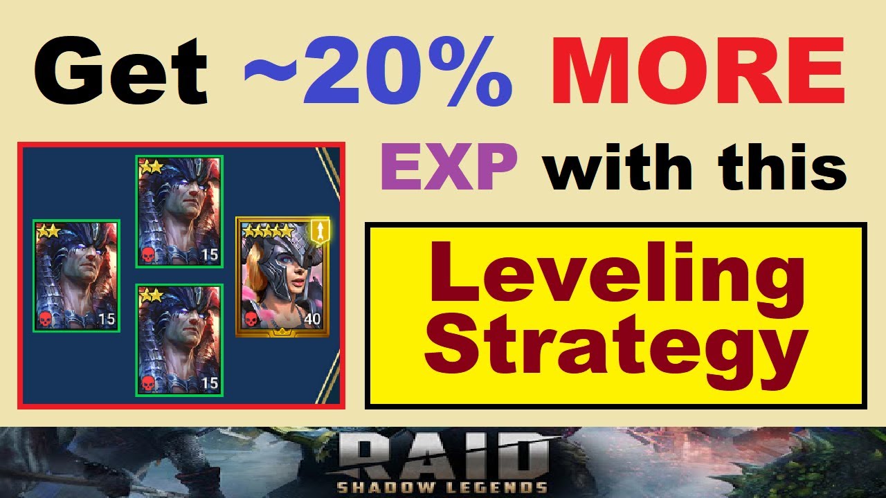 Get ~20% *MORE EXP* with this LEVELING STRATEGY for Champions & Food ...