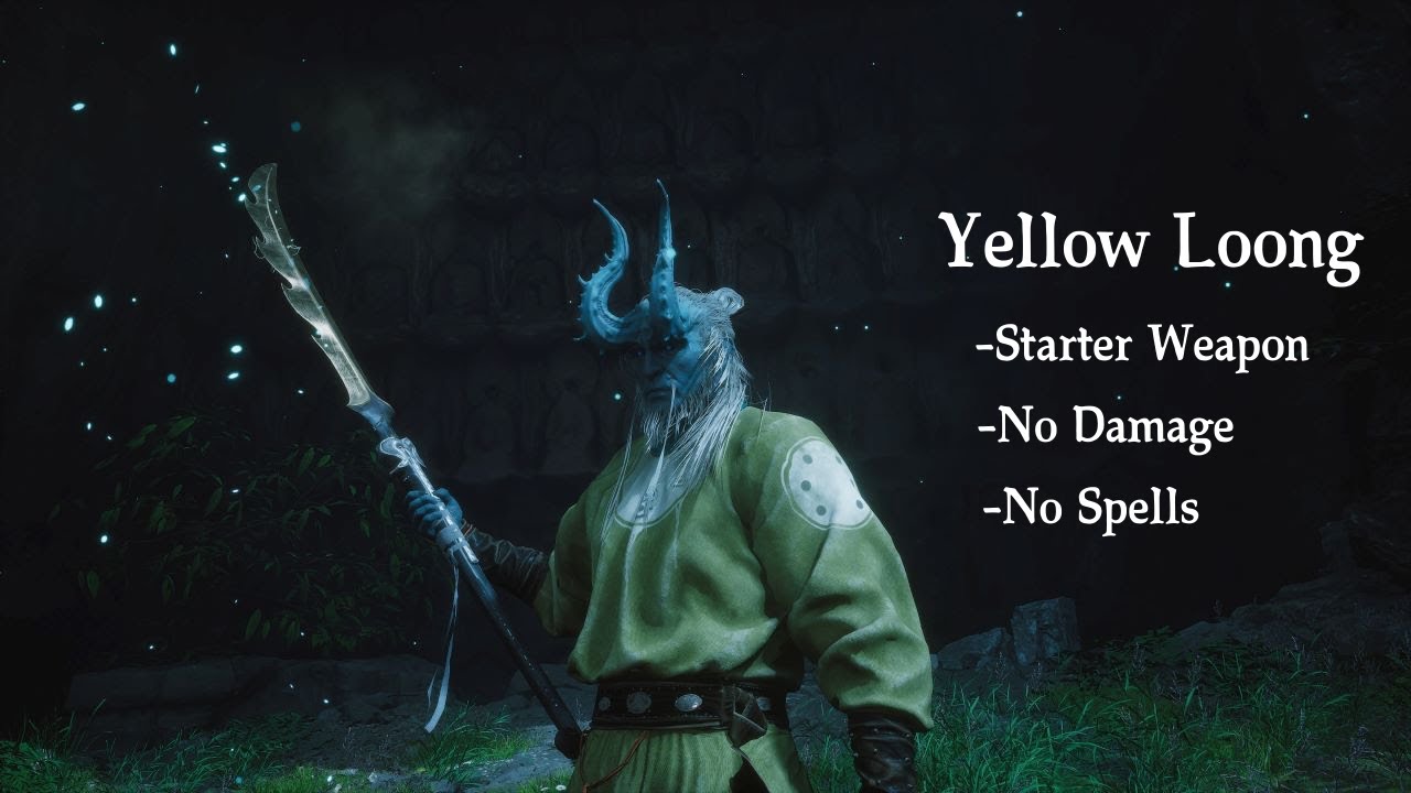 Black Myth Wukong - Yellow Loong - No Damage/No Spells - Starter Weapon ...