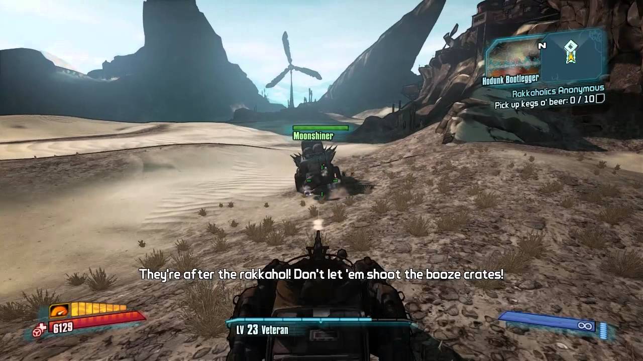 Borderlands 2 Gameplay / Walkthrough / Playthrough Part 56 Kegs O'Beer ...