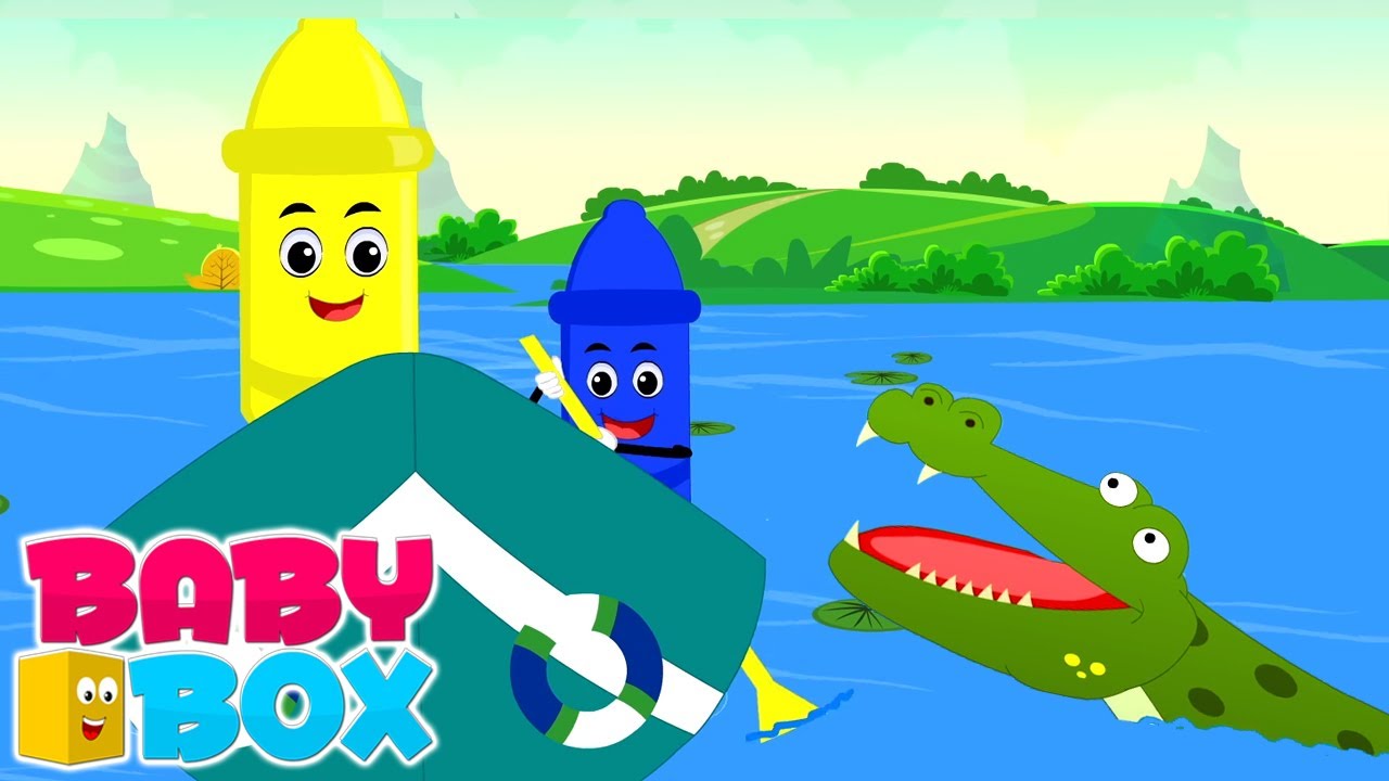 ряд ряд ряд ваша лодка | анимационные видео | образовательный | Baby ...