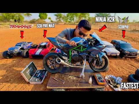 RC Restoration Ninja Bike Shattered During High Speed Test – Chatpat toy tv