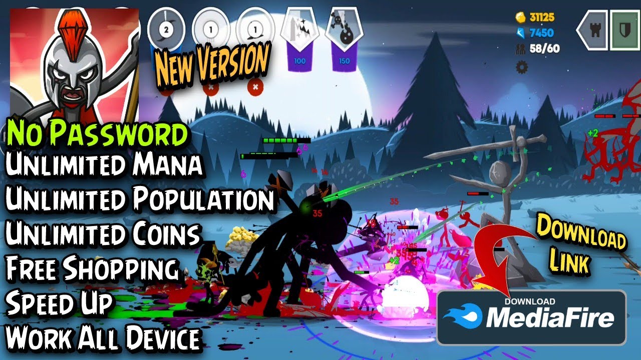Stick War 3 Mod Apk Terbaru - Unlimited Gold & Gems | No Password - YouTube