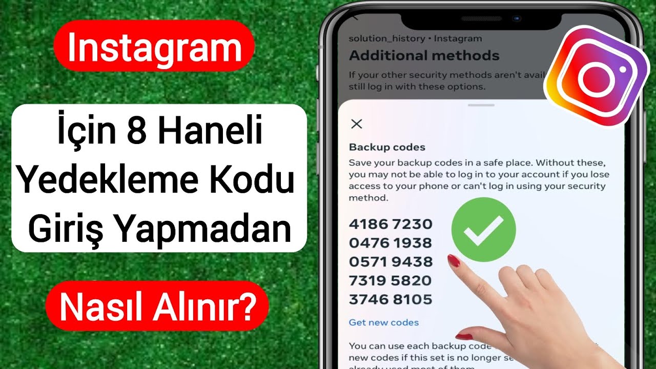 Instagram 2023 İçin 8 Haneli Yedekleme Kodu Nasıl Alınır | Instagram'da ...